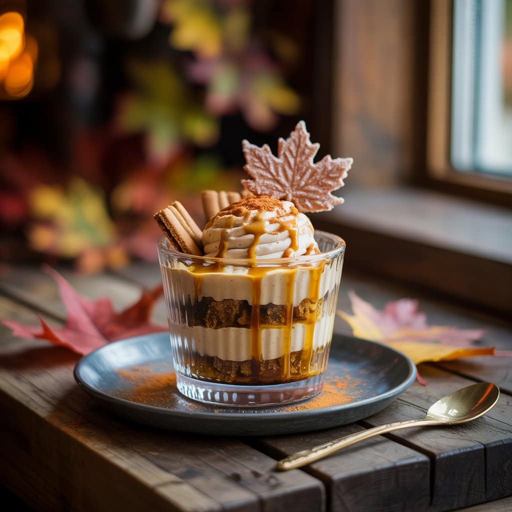 🍁 Cozy & Easy Fall Dessert Cups (No Bake) / Dessert Cups